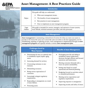 Asset Management: A Best Practices Guide - Southwest Environmental ...