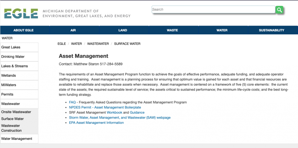 Asset Management Guidance for Wastewater and Stormwater Systems and ...